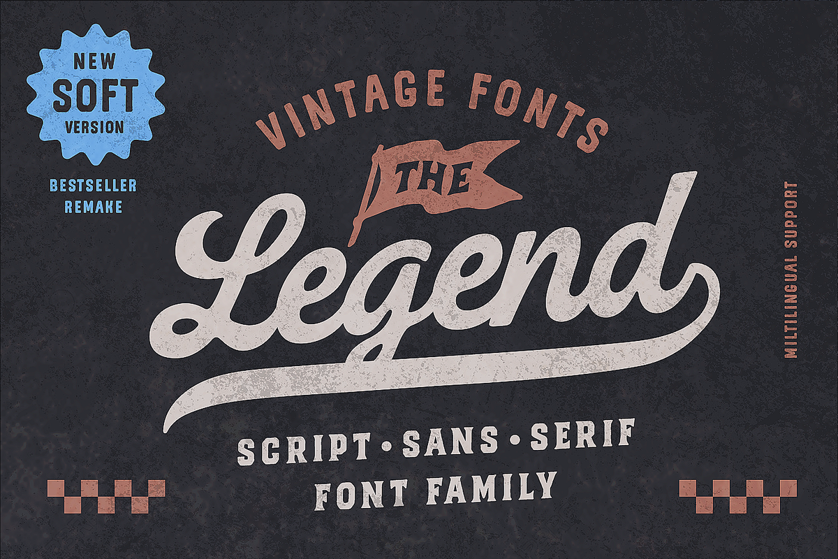 Legend Script, Sans & Serif (Soft)
