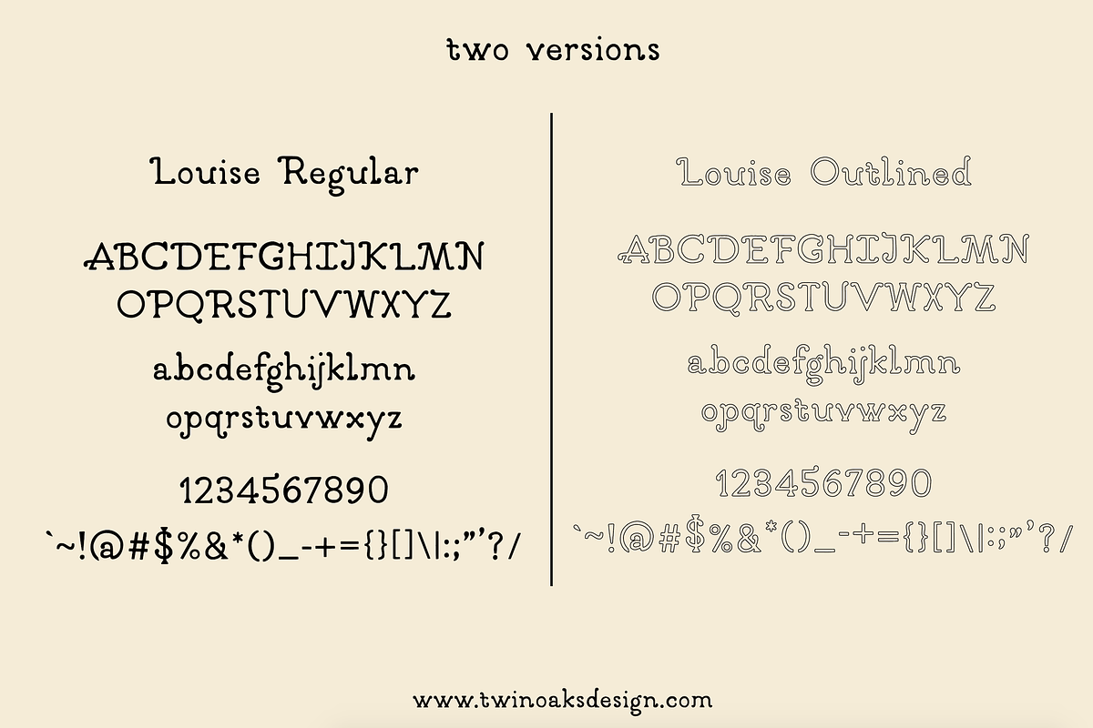 Louise hand drawn font
