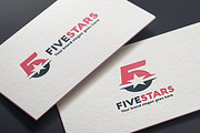 Five Star Logo, a Branding & Logo Template by WheelieMonkey