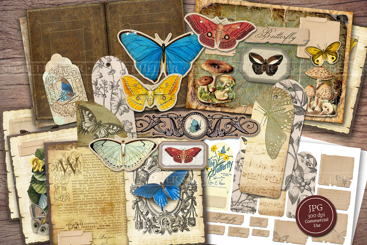 Butterfly Scrapbook Kit