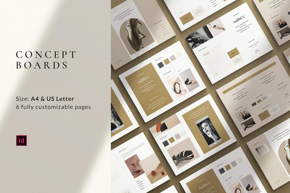 Concept Boards Template, a Presentation Template by TemplatesForest