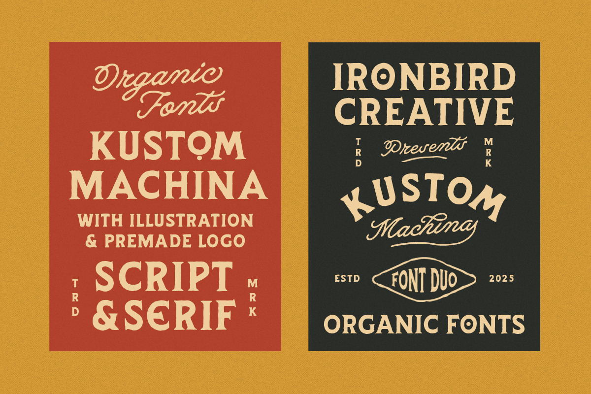 Kustom Machina - Font Duo