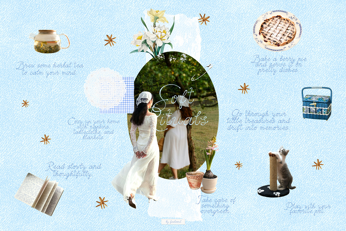 Quiet Heritage Collage Pack, an Object Graphic by Feelsoul