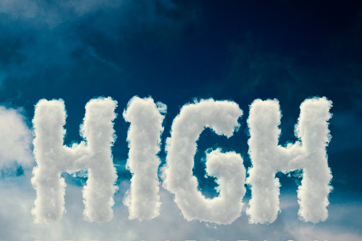 Sky / Cloud Letters, an Object Graphic by GK Creative