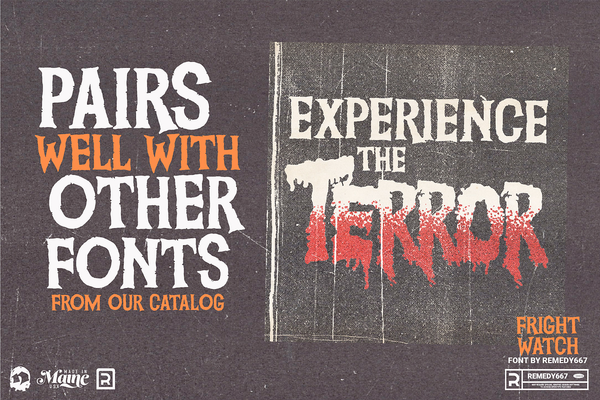 Fright Watch - Classic Horror Font