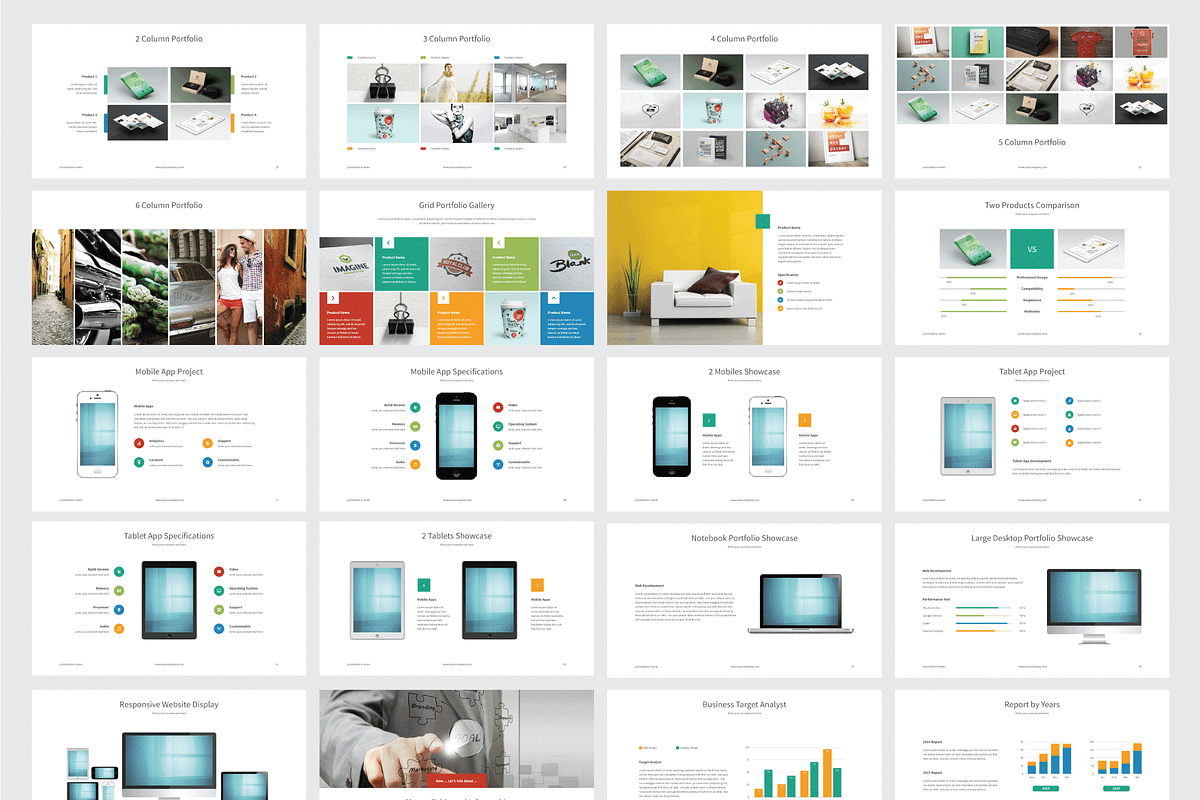 Amazing PowerPoint Template, a Presentation Template by Shafura