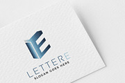 e letter 3d logo template, a Branding & Logo Template by meisuseno ...