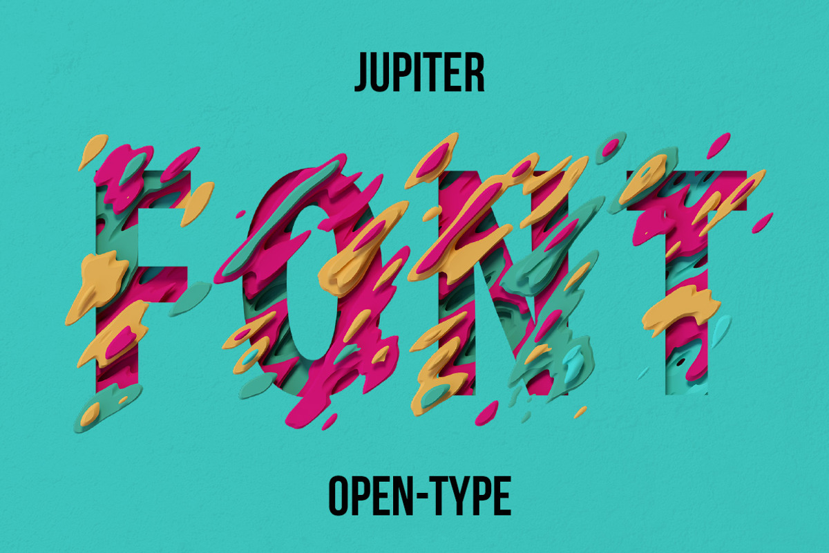 Jupiter Font, a Font by Handmadefont