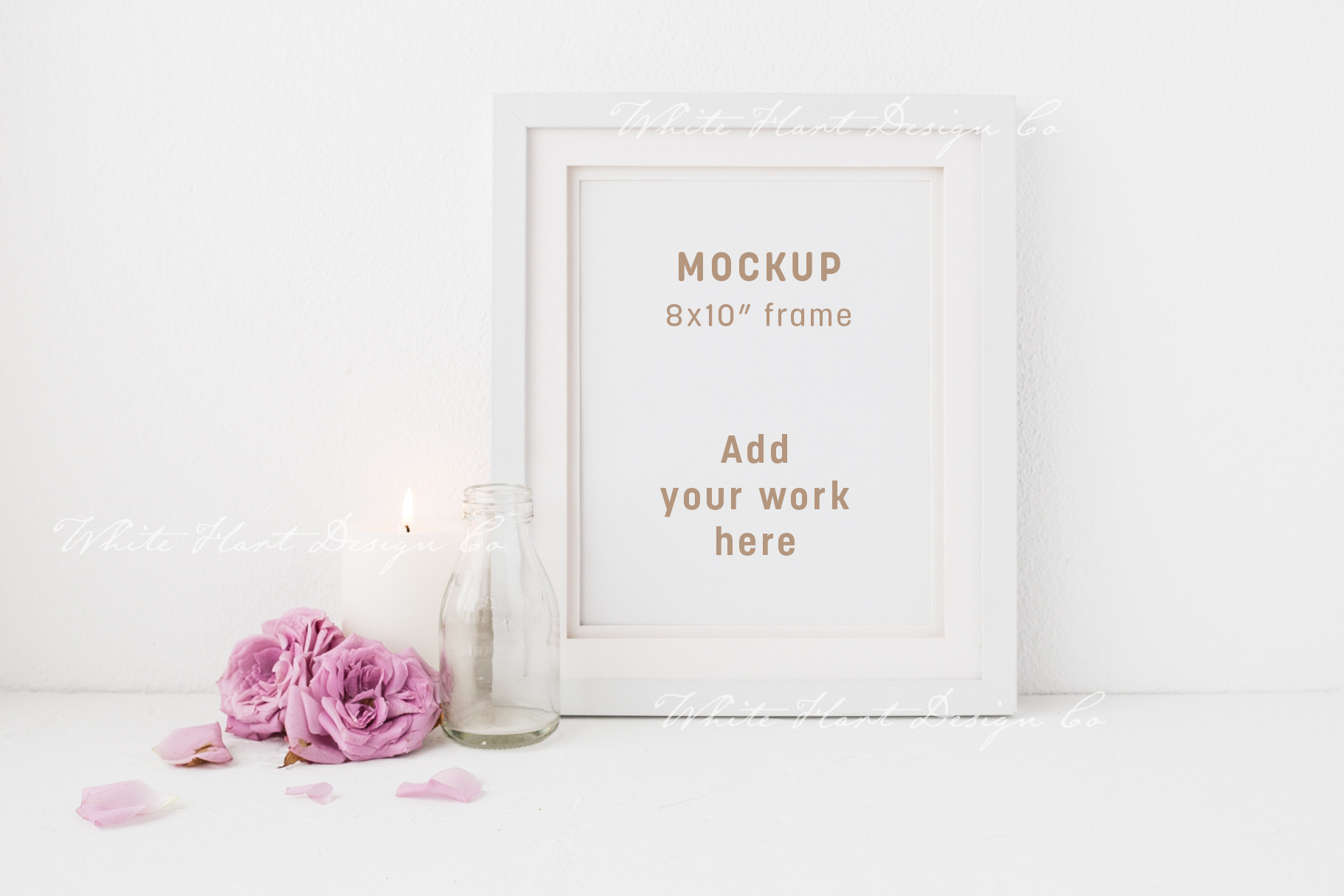 8x10 frame mockup - psd png, a Print Template by White Hart Co ...