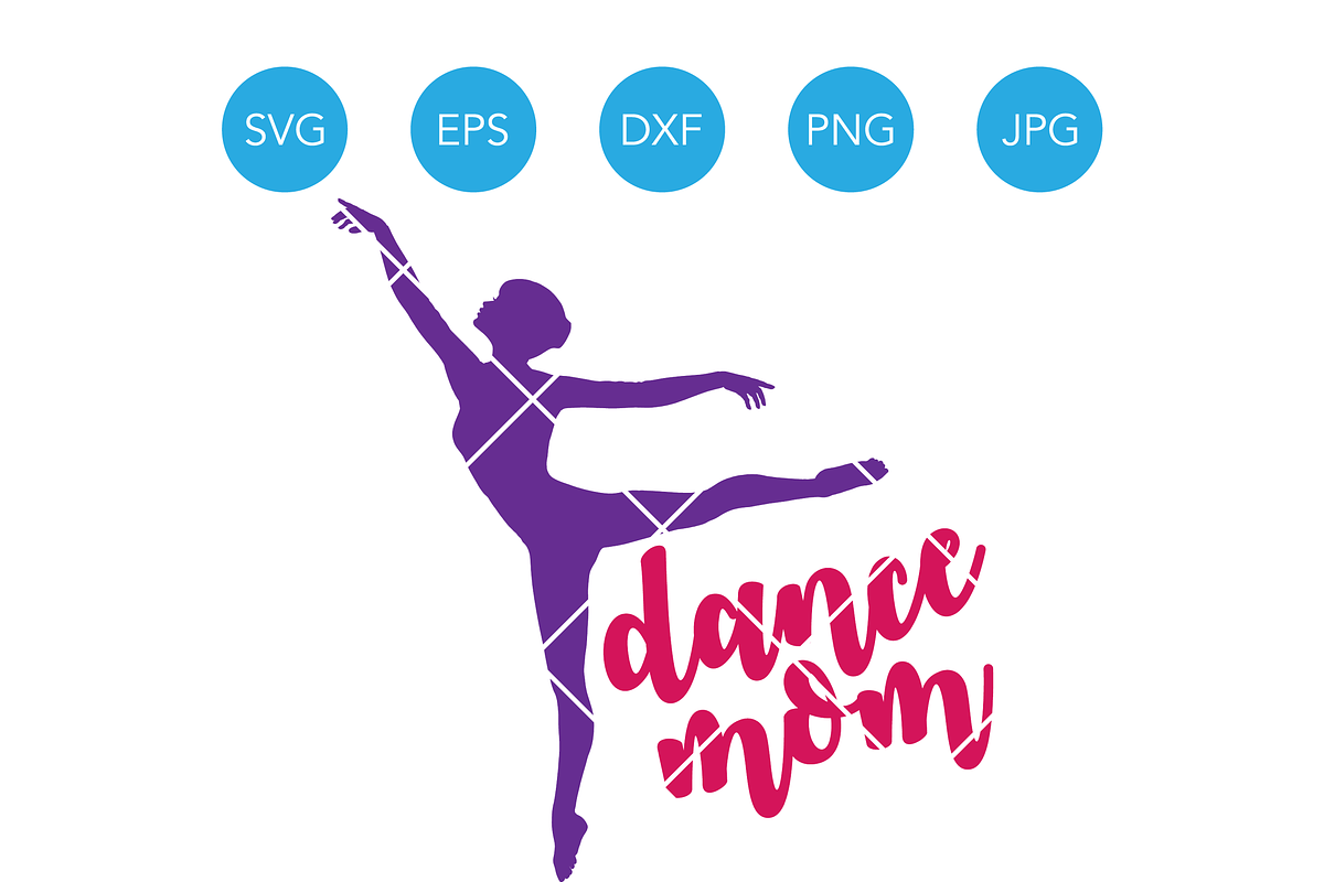 Dance Mom SVG Cricut Cut File, an Illustration by SavanasDesign