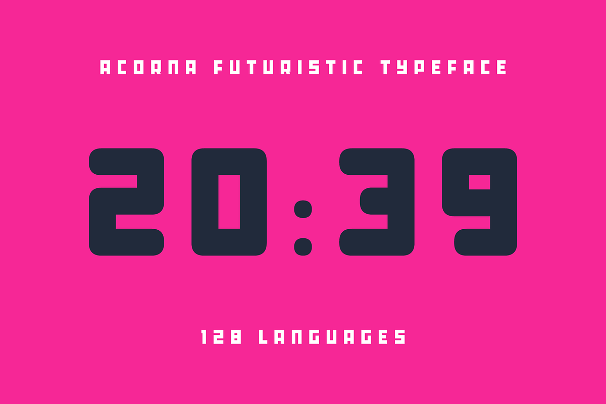 Acorna Display Typeface