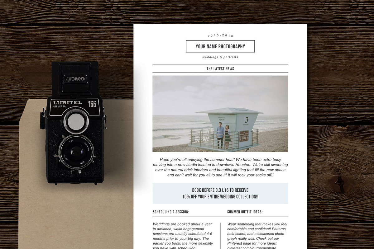 Magazine Style Newsletter, an Email Template by roselindoco