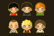 Cartoon Child Face, an Object Graphic by in8finity