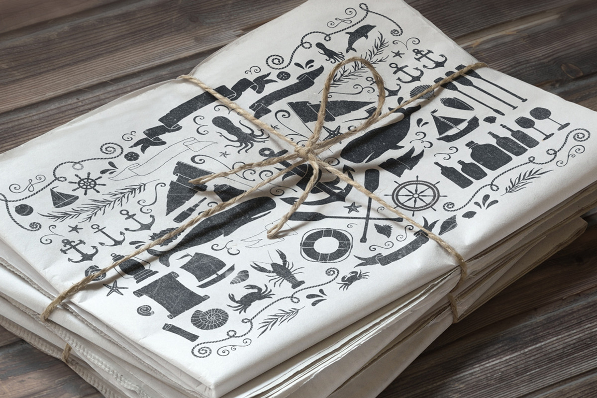 Seaworthy Typeface & Nautical Pack, a Font by Callie Rian & Co.