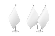 Small table flag. Vector set., an Object Graphic by Gomolach