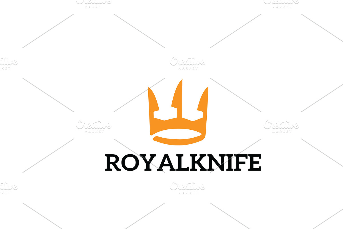 Royal Knife Logo, a Branding & Logo Template by Mariyana