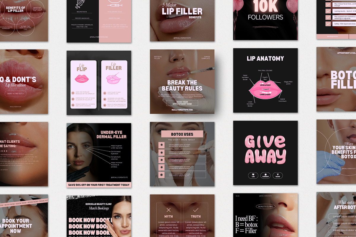 Botox & Filler Instagram Template