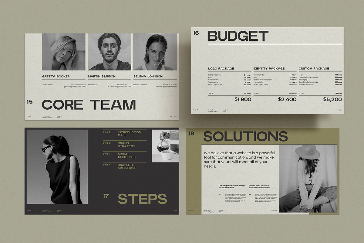 Presentation Template | Brand Identity