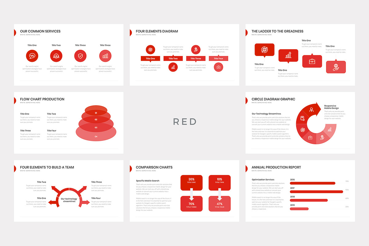 ONE PowerPoint Template, a Presentation Template by slidequest