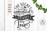 The secret ingredient SVG DXF EPS, an Illustration by TheBlackCatPrints ...