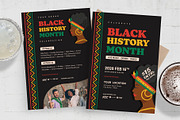 Black History Month Flyer Template, a Flyer Template by BrandPacks ...
