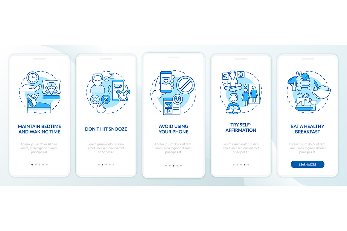 Building morning routine app page, an iPhone Mockup by bsd studio ...
