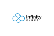 Infinity cloud business logo