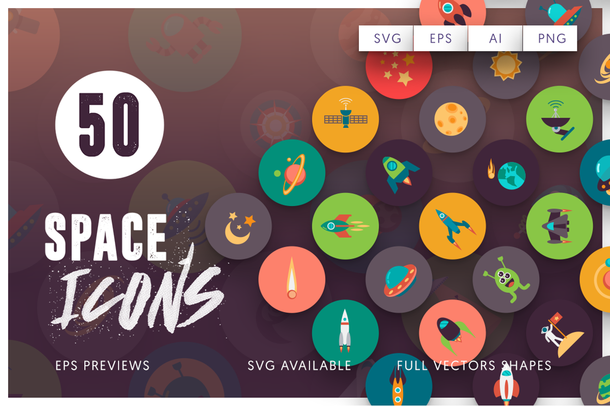 Space Icons | Download SVG, PNG, EPS Icons