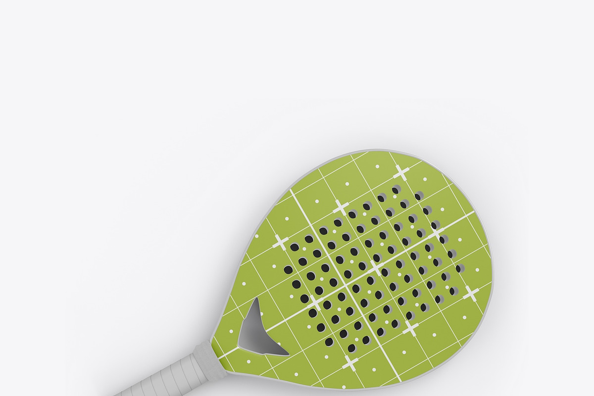 Paddel Racket Mockup, a Product Mockup by OneVectorStock