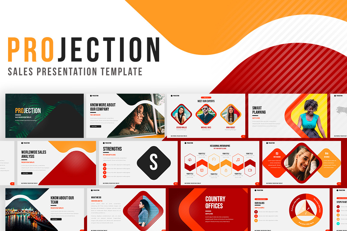 Projection | Powerpoint Template, a Presentation Template by Zacomic ...