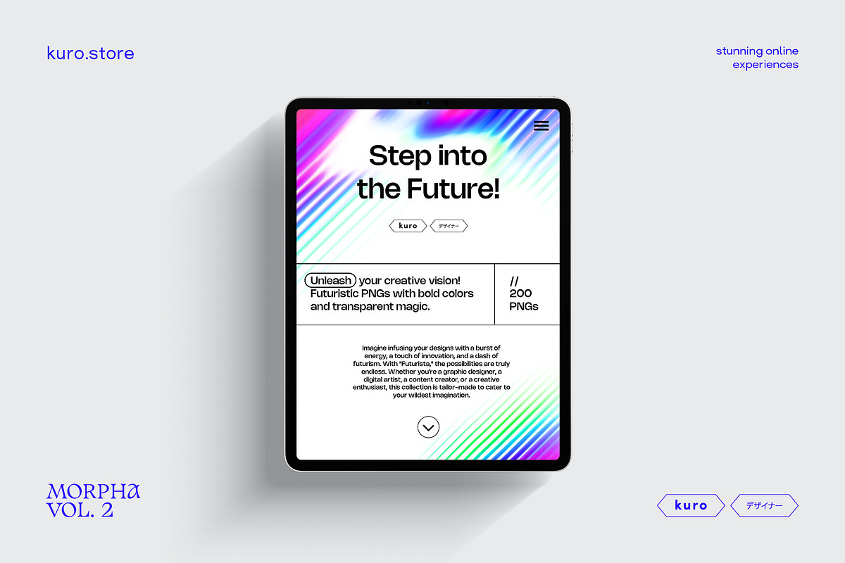 Morpha Retro Gradient Texture Vol.2, a Texture Graphic by kuro