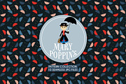 Mary Poppins Pattern Collection | Graphic Patterns ~ Creative Market