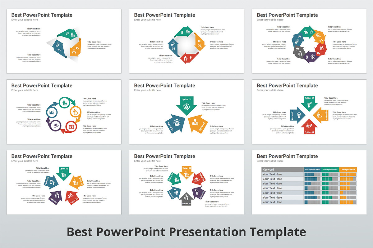 Best PowerPoint Template, a Presentation Template by GraphicStan