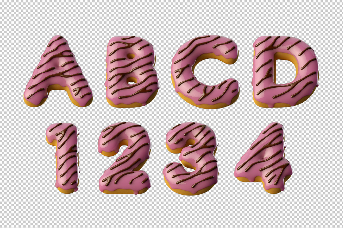 Donuts Font, a Font by Handmadefont