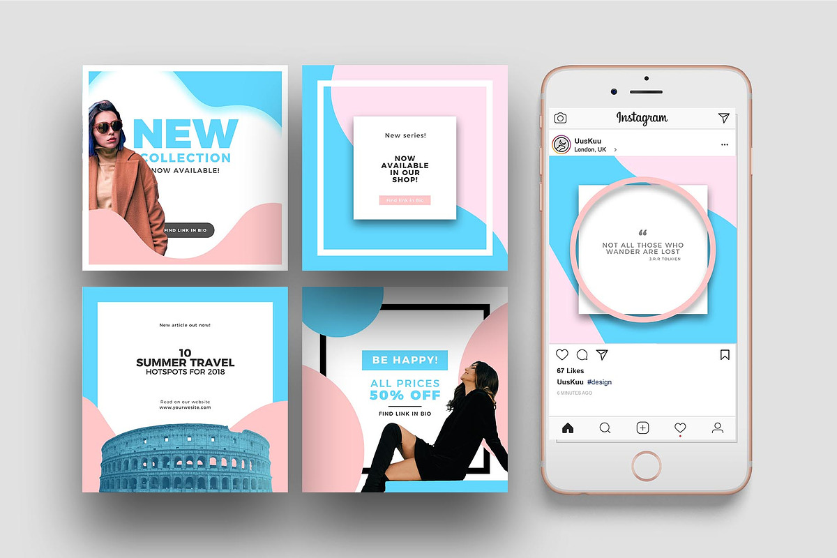 Ultimate Social Media Bundle, a Social Media Template by AndrewPixel