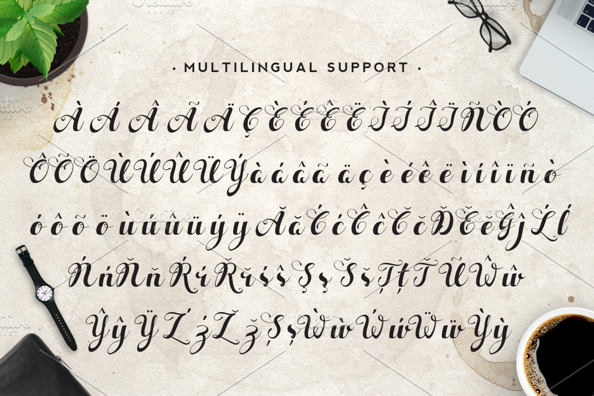 Good Morning Script Font, a Script Font by SNK's