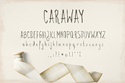 Caraway, a Script Font by Webvilla Studio