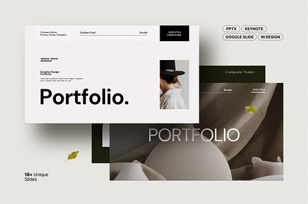 Wako Portfolio Template | Presentation Templates ~ Creative Market