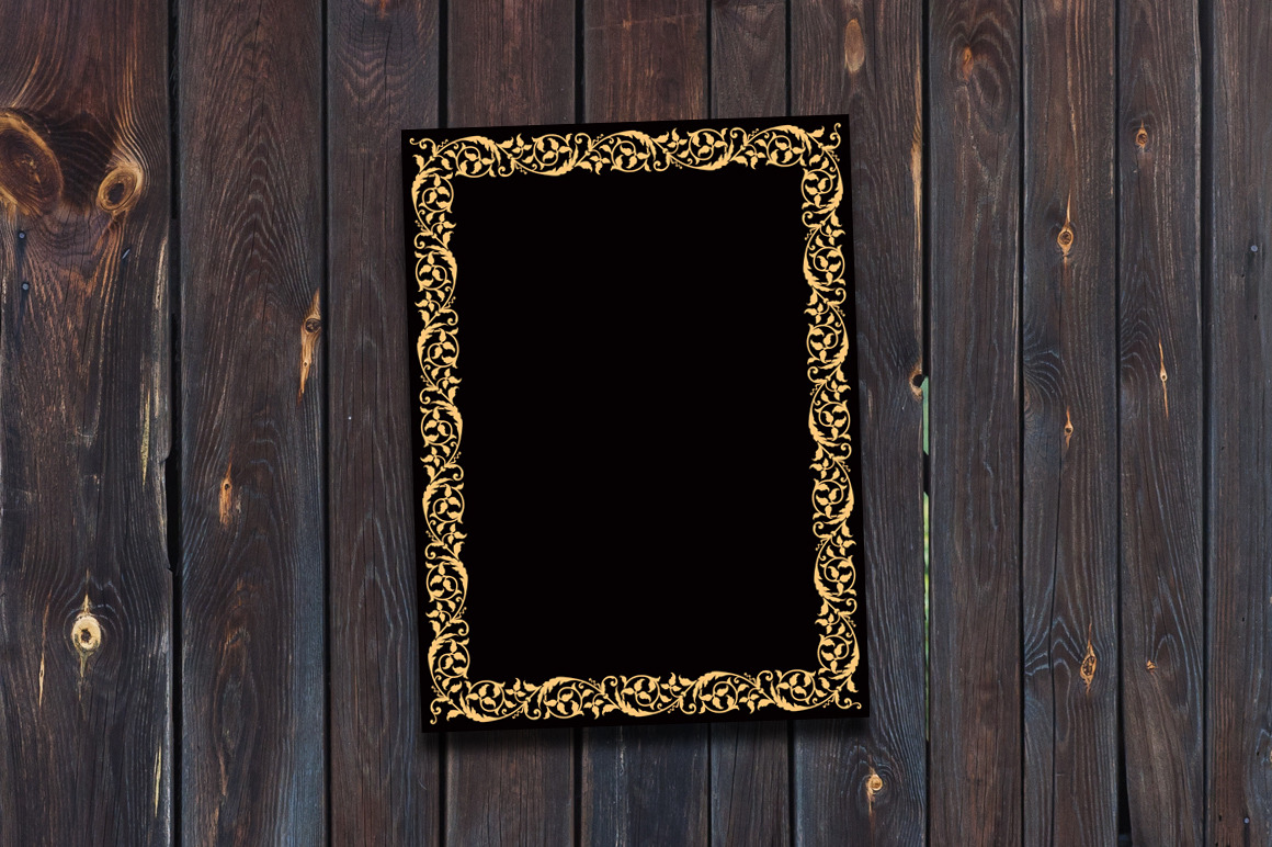 Classic Rectangle Frame, a Card Template by Azat1976