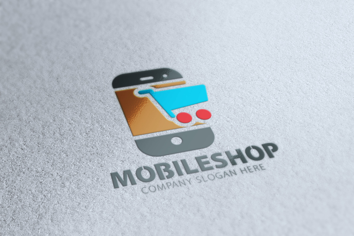 Mobile Shop Logo, a Branding & Logo Template by essegraphic