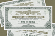 S&S National Currency Font Bundle, a Font by Spencer & Sons Co.