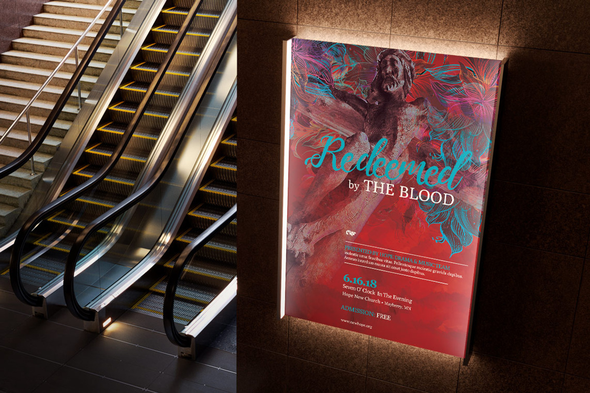 Redemption Flyer Poster Template, a Flyer Template by Godserv Designs