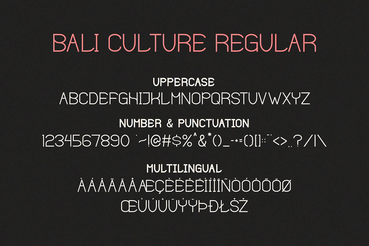 Bali Culture Font Duo