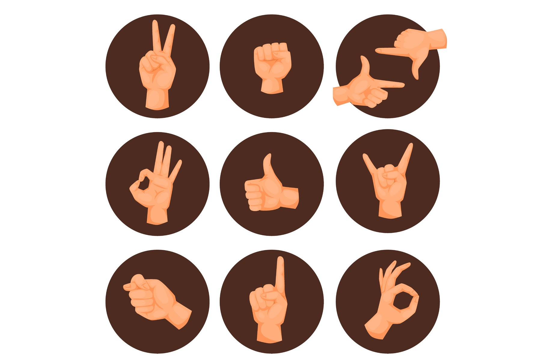 Hands deaf-mute gestures human pointing arm people gesturing ...