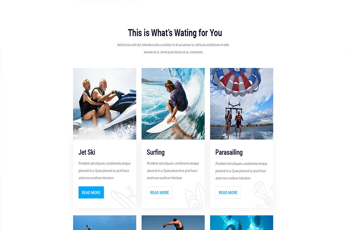 Activito - Water Sports Template, a HTML Template by THESOFTKING
