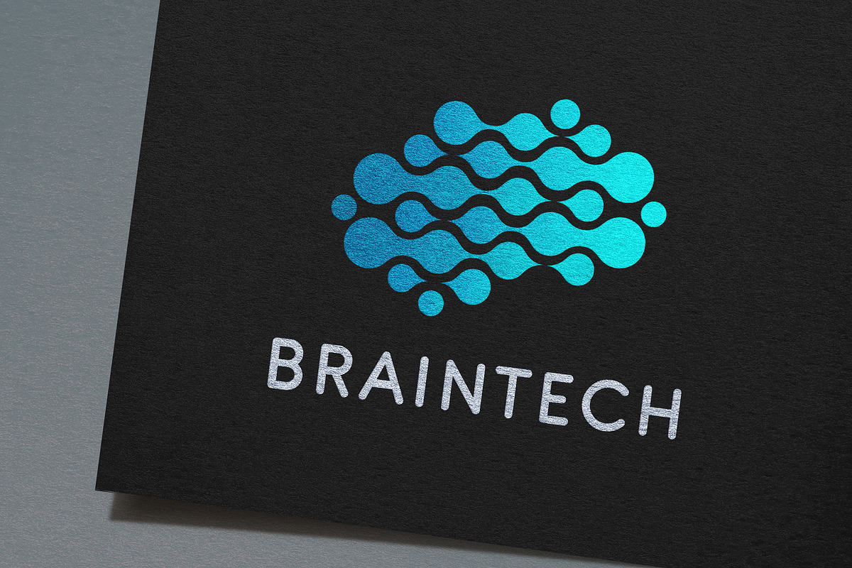 BrainTech Logo, a Branding & Logo Template by IKarGraphics