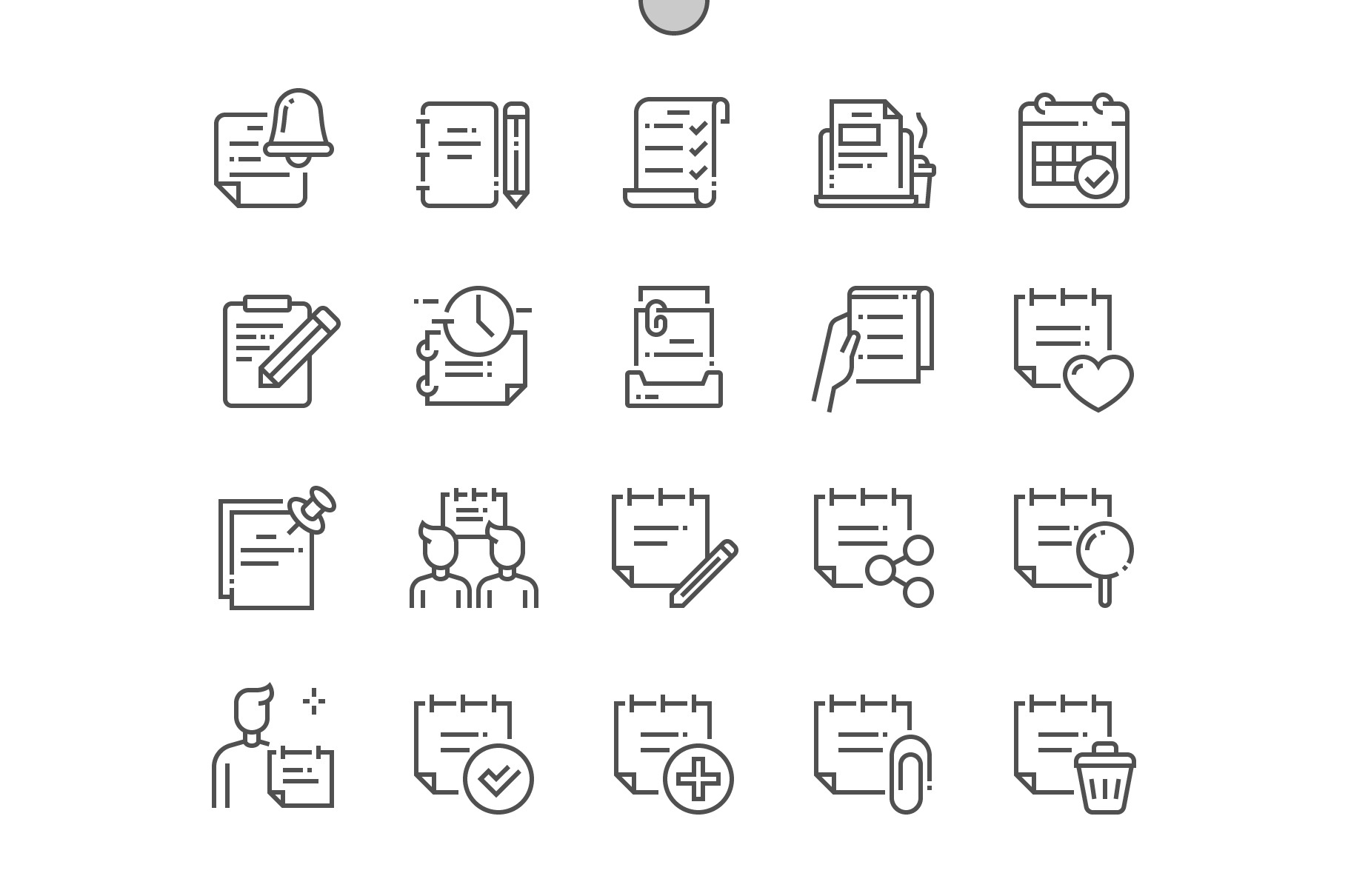 Notes & Tasks Line Icons, an Outline Icon by Palau
