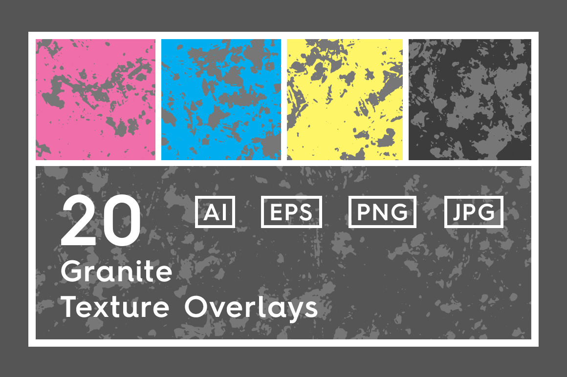 20 Granite Texture Overlays, a Texture Graphic by Textures & Backgrounds