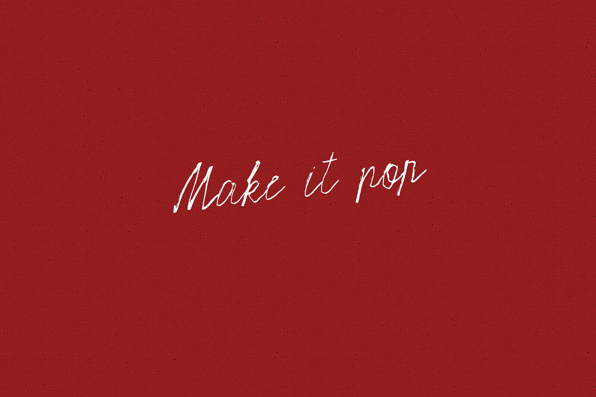 Red Strokes Bold Messy Script Font