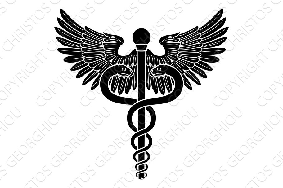 Caduceus Medical Doctor Symbol, a Healthcare Illustration by Christos ...